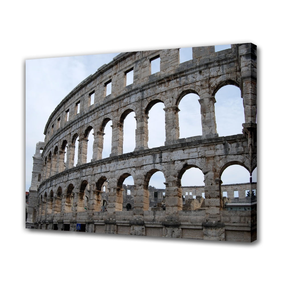 Arena Amphitheatre Pula Canvas Poster Bedroom Decor Sports Landscape ...