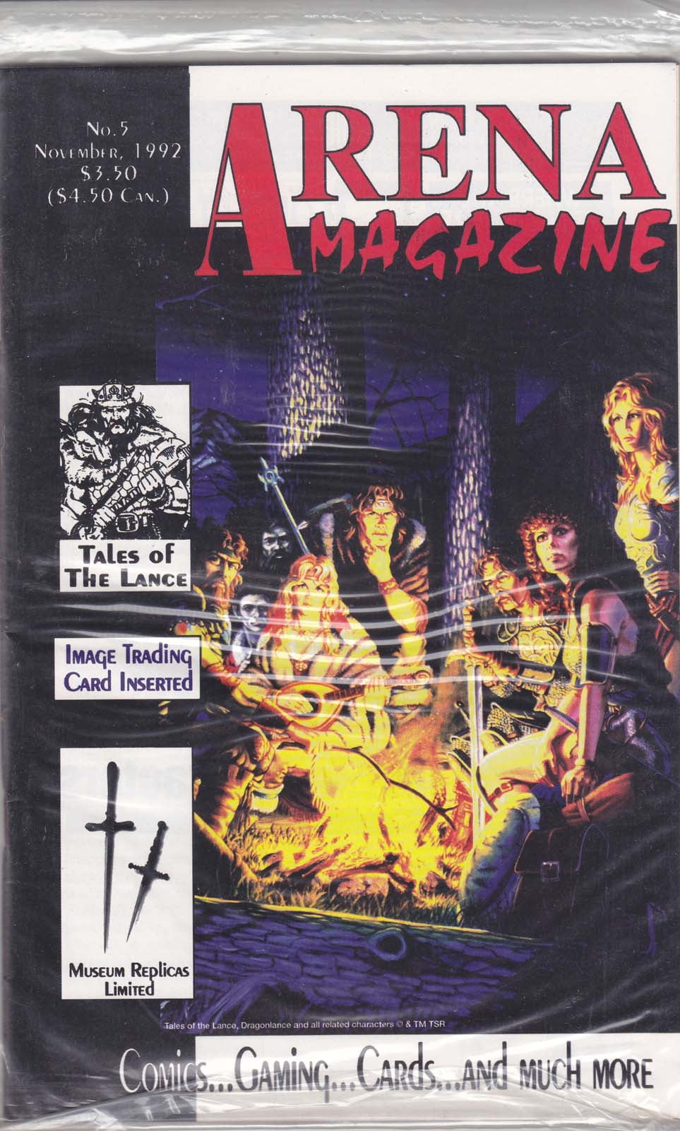 Arena Magazine #5 (with card) VF ; Arena Comic Book - Walmart.com