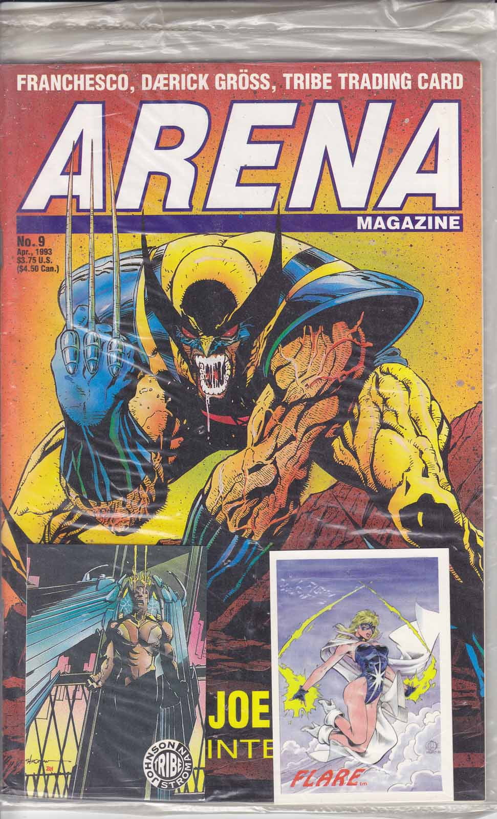 Arena Magazine #9 (with card) VF ; Arena Comic Book - Walmart.com