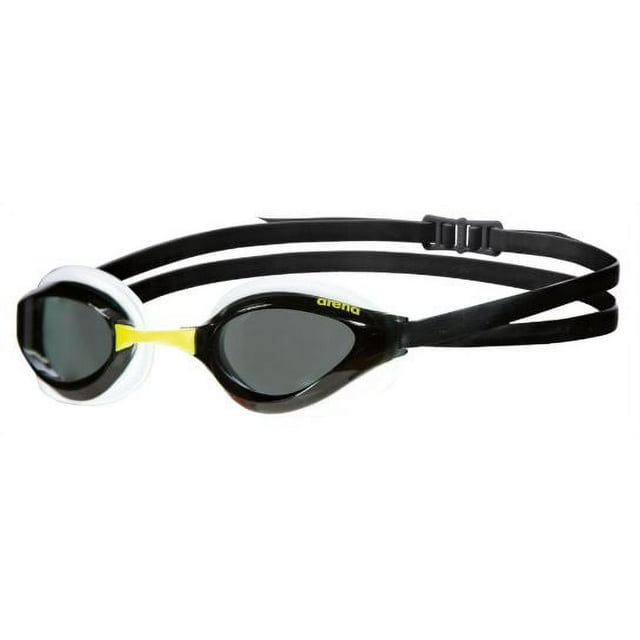 Arena Python Swimming Goggles in Smoke-White-Black, Adjustable Size ...