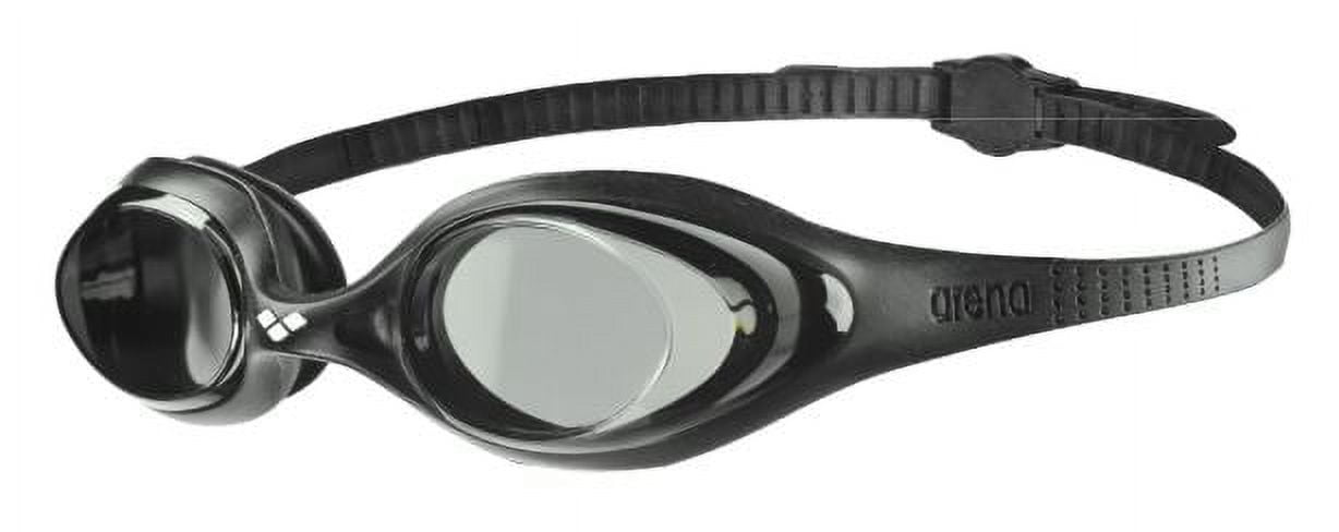 Arena Spider Swimming Goggles in Smoke-Black-Black Adjustable Size ...