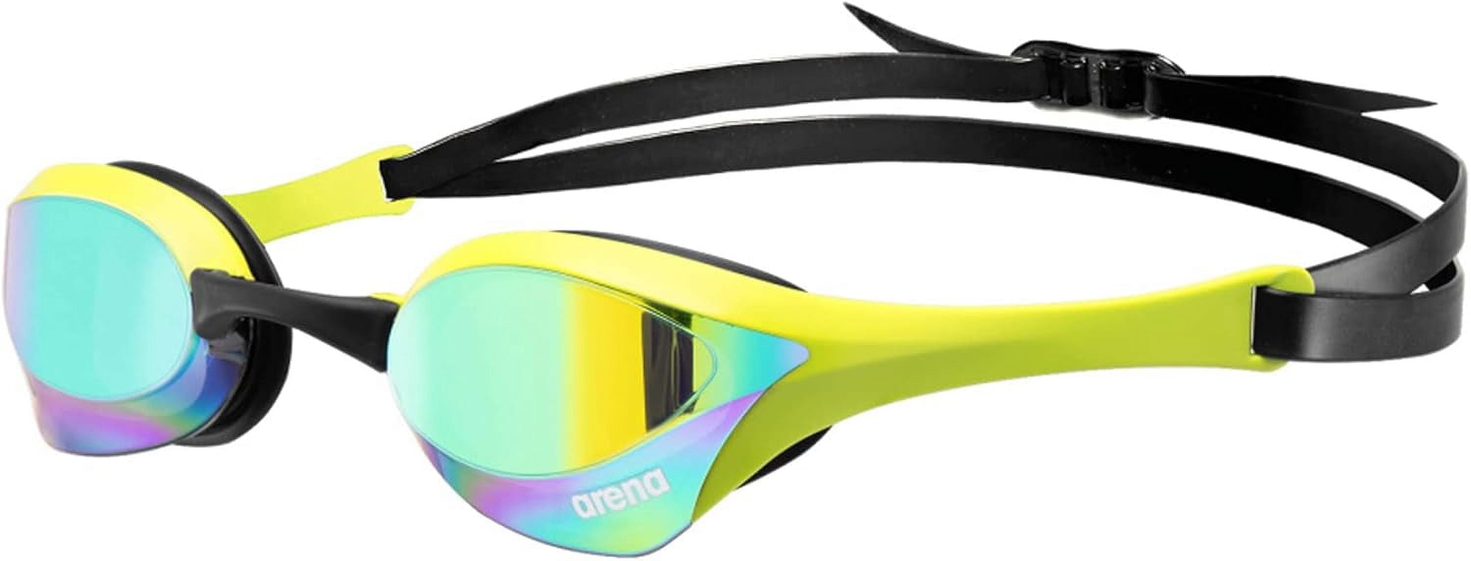 Arena Unisex Cobra Ultra Swipe Racing Swim Goggles, Emerald/Cyber Lime ...