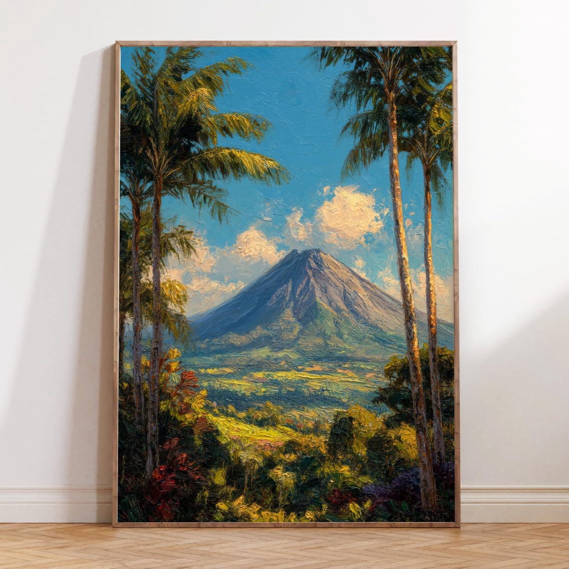 Arenal Volcano Costa Rica Jungle Nature Print Unframed Paper Print ...