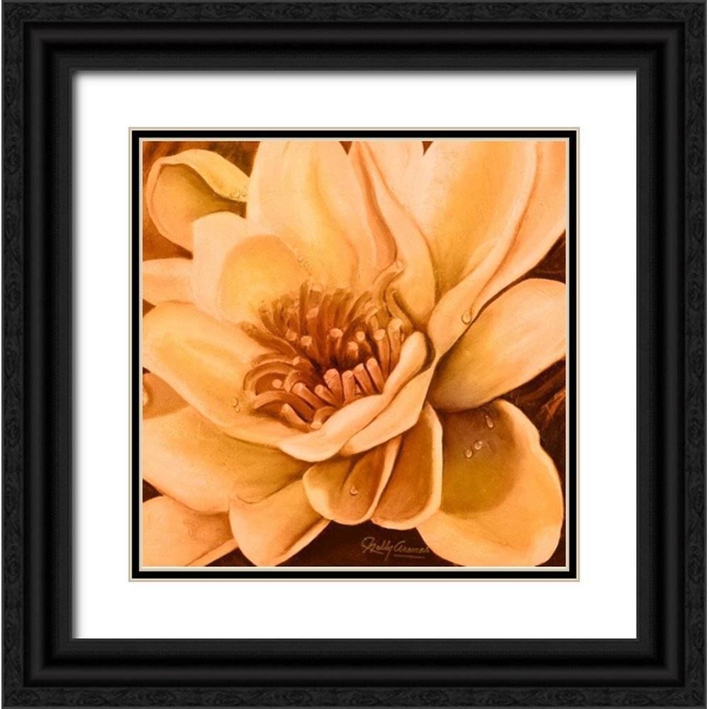 Arenas, Nelly 15x15 Black Ornate Wood Framed with Double Matting Museum ...