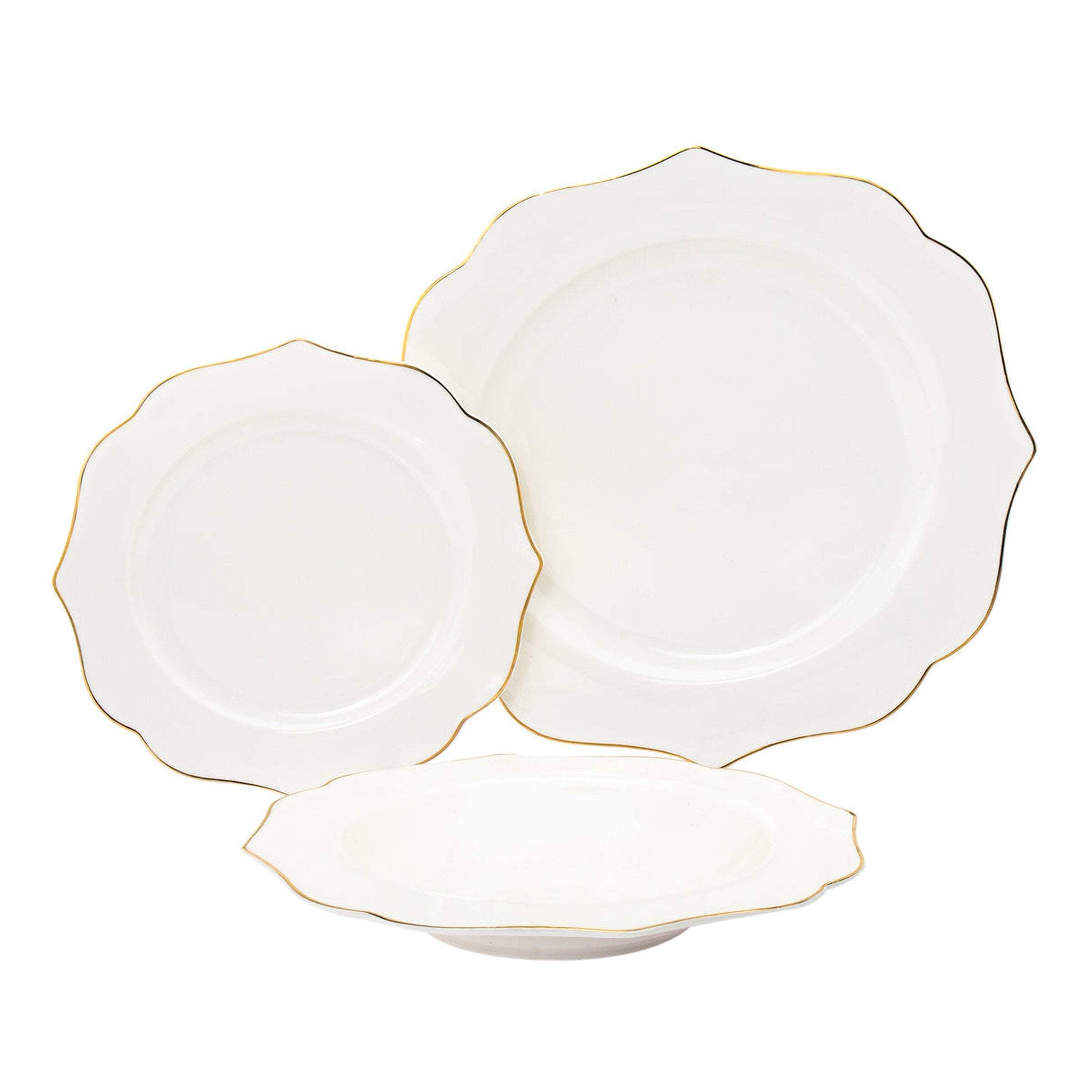 Arendale Porcelain 12 Piece Dinnerware Set, Service For 4 - Walmart.com