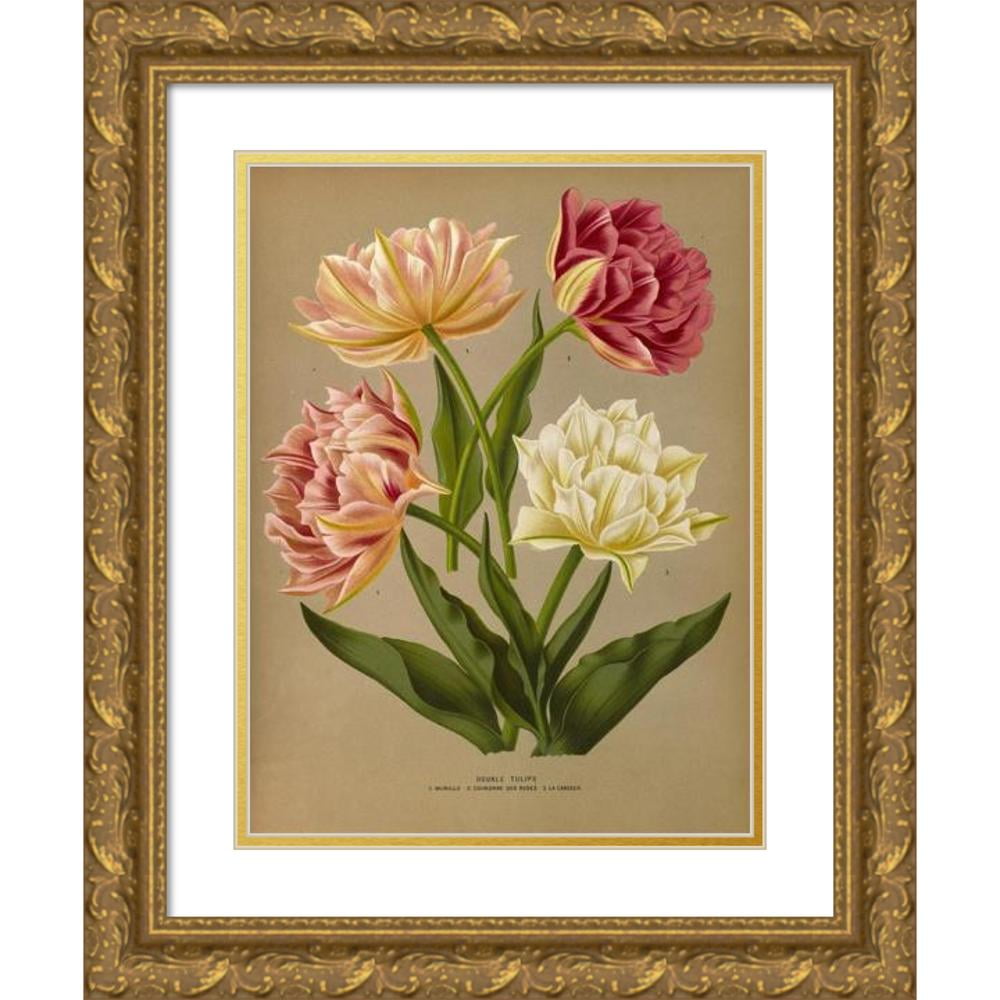 Arentine H. Arendsen 14x18 Gold Ornate Wood Frame and Double Matted ...