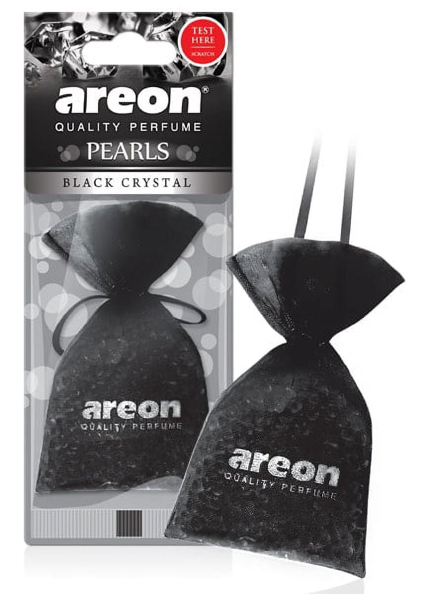 Areon Pearls Black Crystal Hanging Car Air Freshener, (3 Pack ...