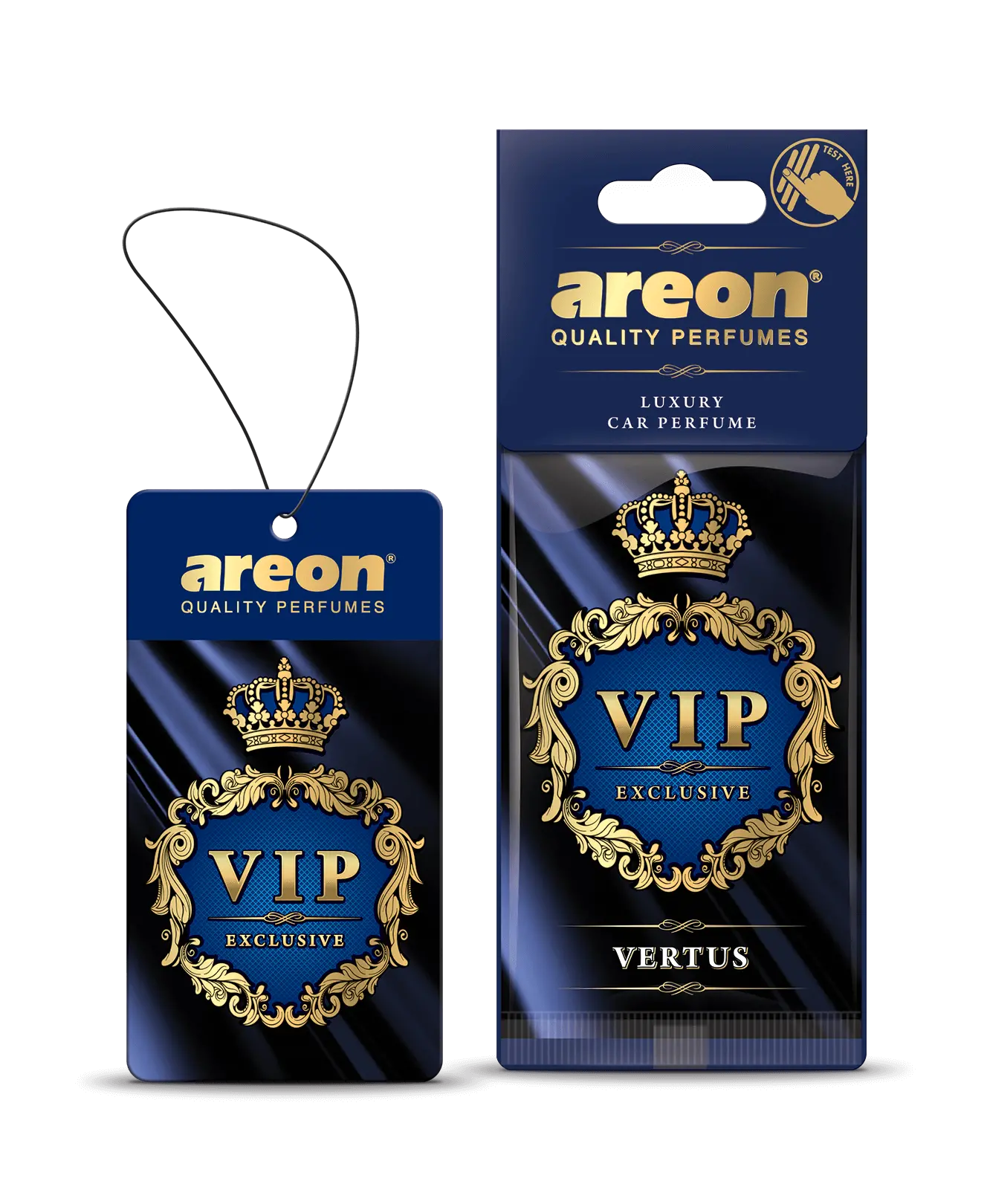 Areon VIP Hanging Cardboard Air Freshener Vertus Scent, Premium Cologne ...