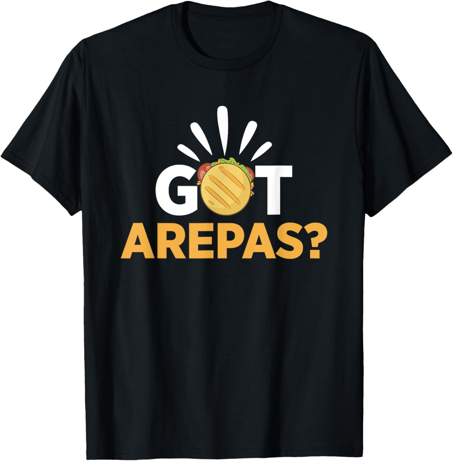 Arepa Colombia Venezuelan Food T-Shirt - Walmart.com