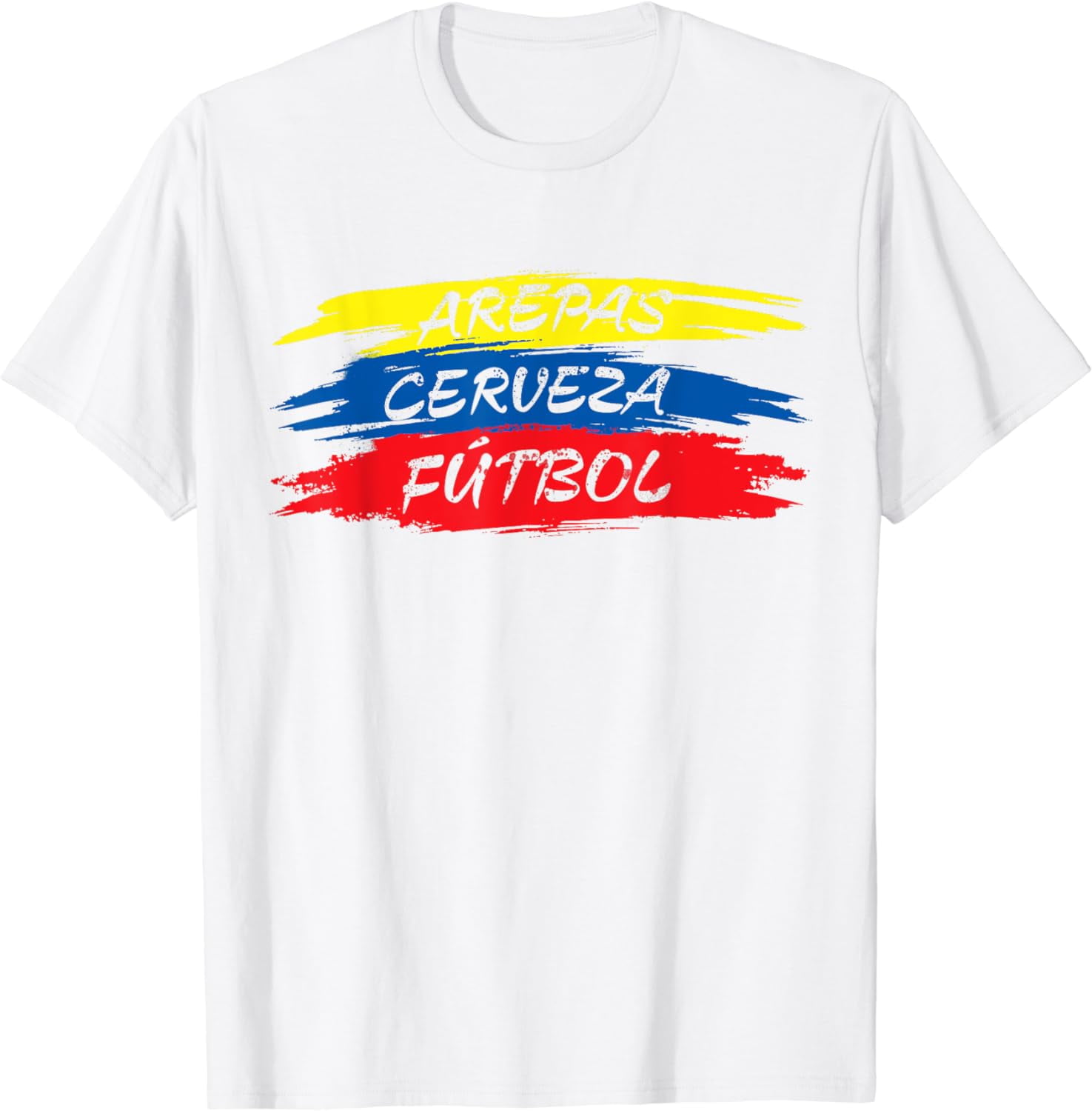 Arepas Cerveza Futbol Soccer Game Colombian Team T-Shirt - Walmart.com