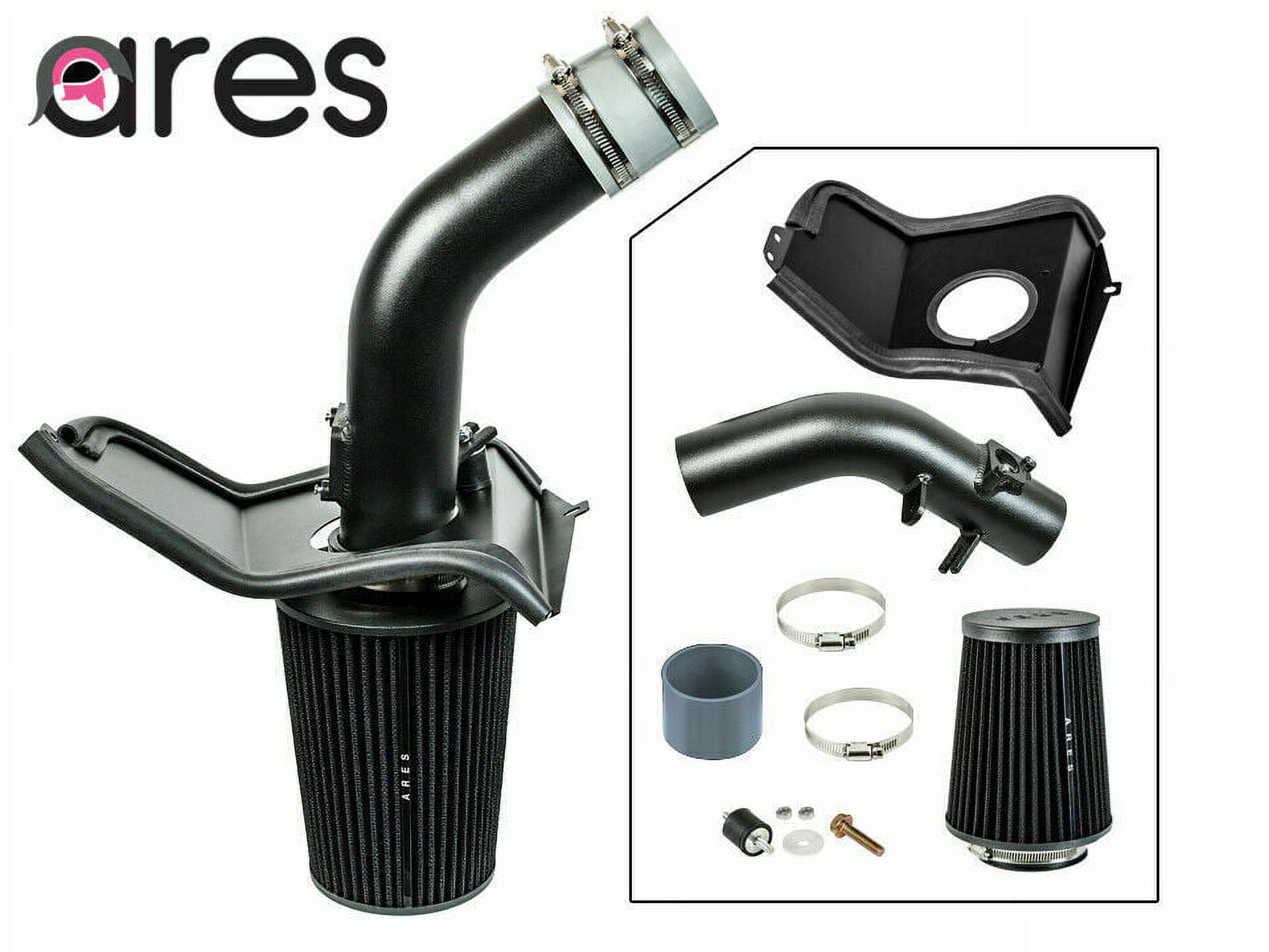 Ares BLACK For Subaru 08-14 WRX/STi 2.5L Turbo Cold Air Intake +Heat ...