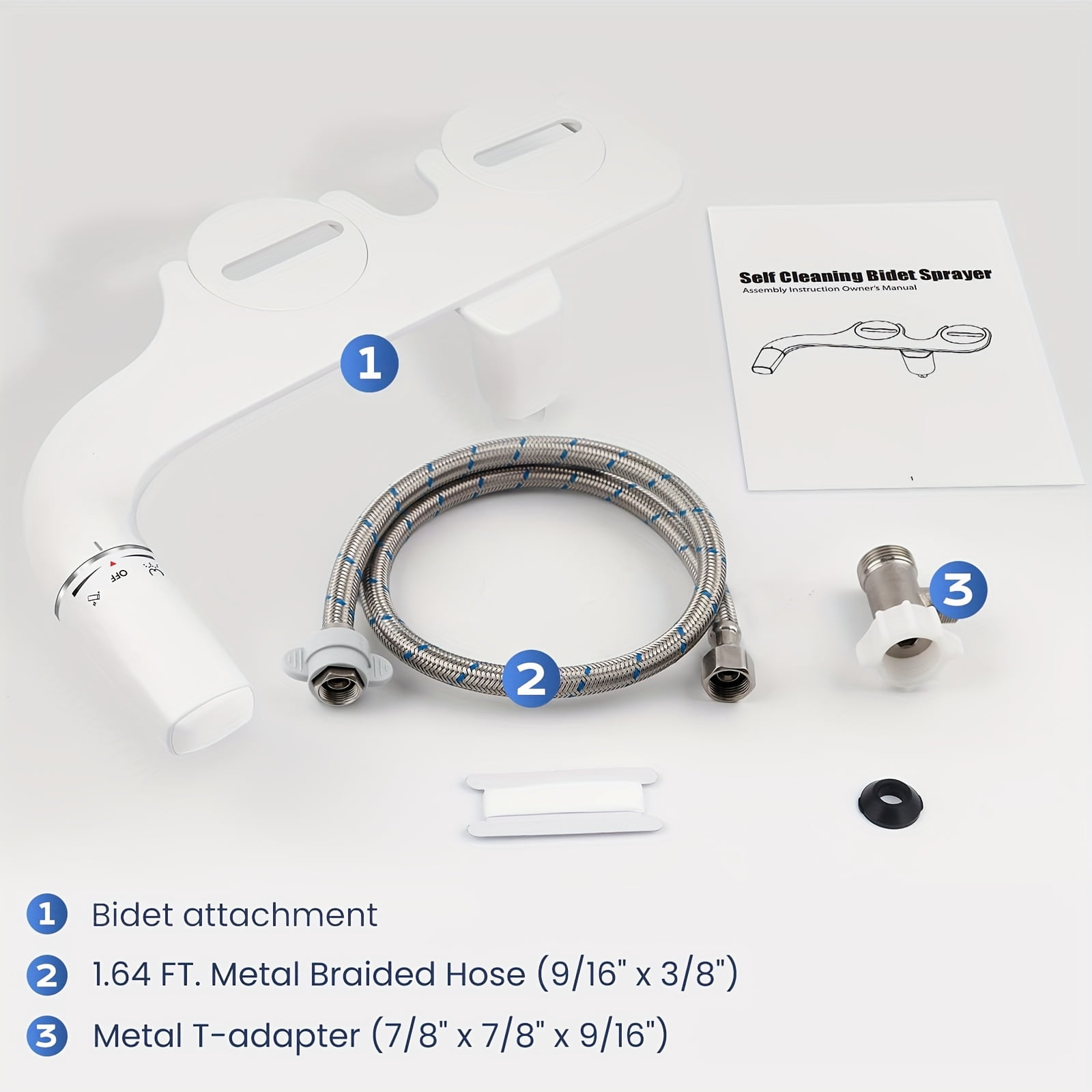 Aresmata Ultra-Slim Bidet Attachment for Toilet - Effortless Non ...