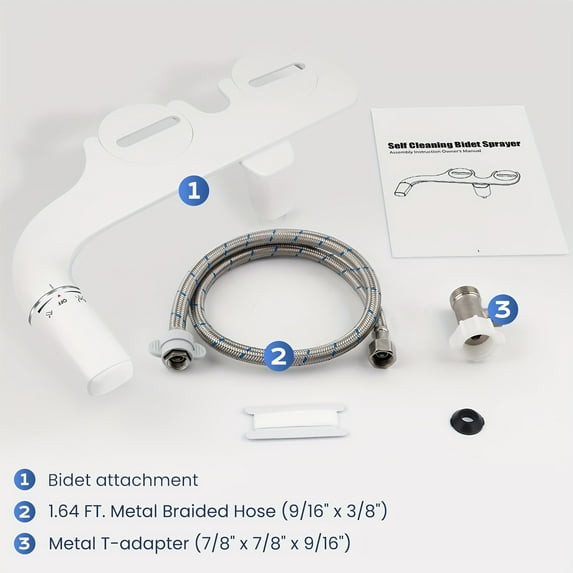 Aresmata Ultra-Slim Bidet Attachment for Toilet - Effortless Non ...