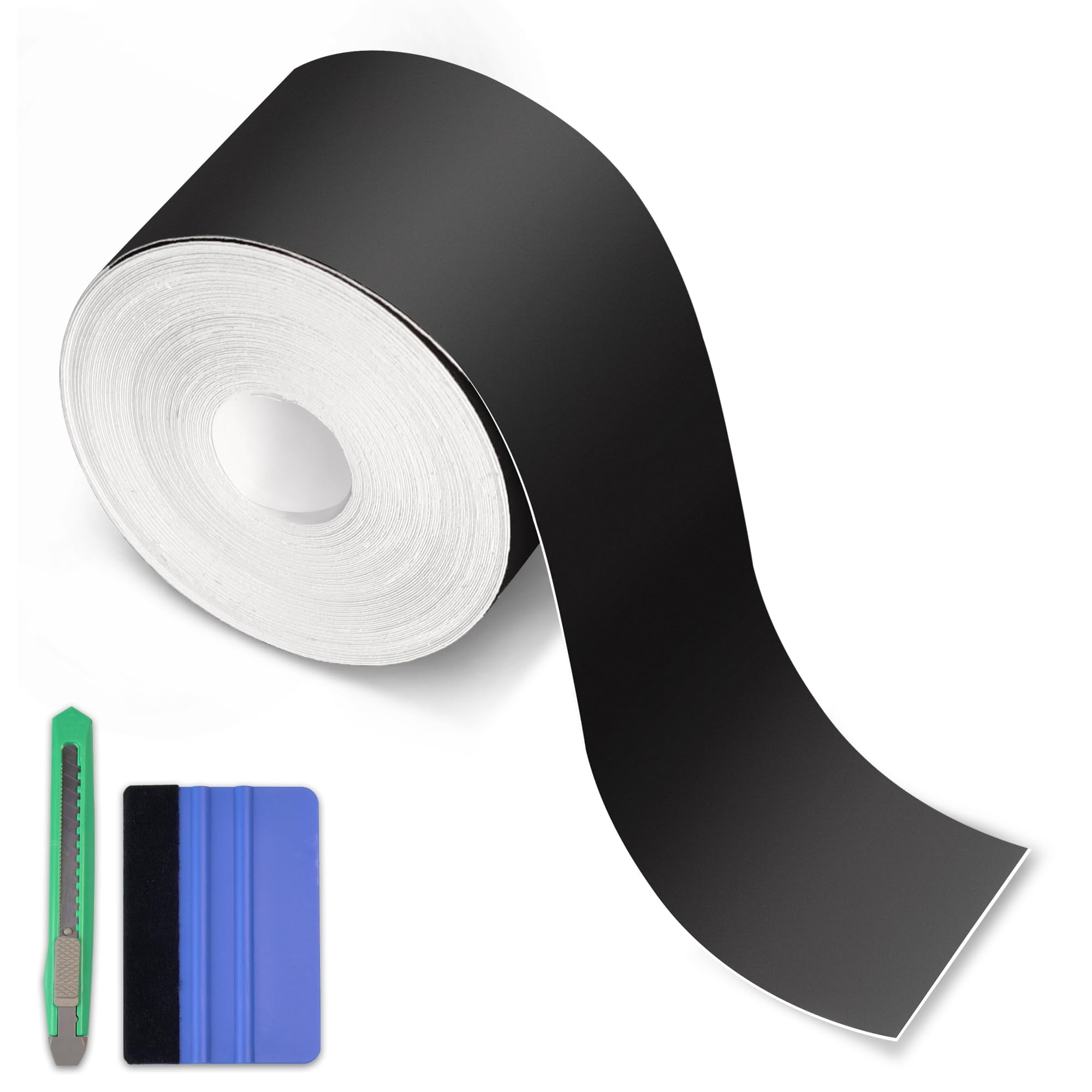 Arespark Matte Black Vinyl RRF12 Wrap, Self-Adhesive Matte Vinyl Tape ...