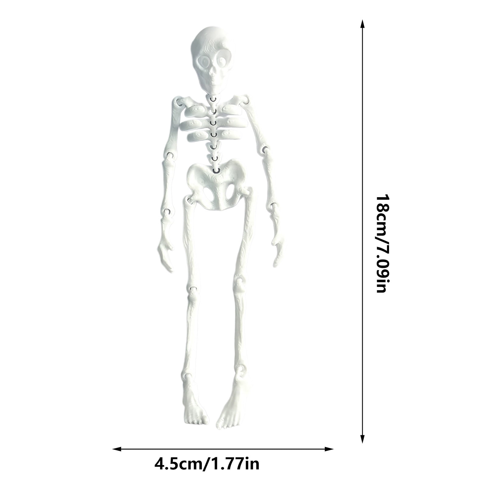 Arestory 3D Printed Vintage Skeleton Magnetic Figurine,2026 New 7In ...