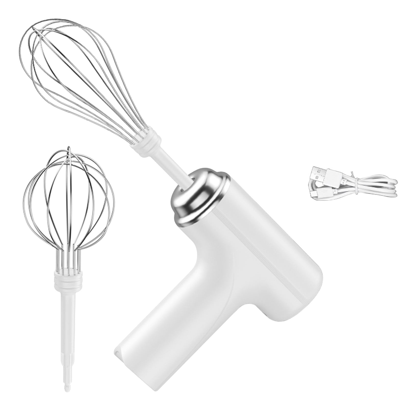 Arestory Cordless Hand Mixer, Handheld Electric Whisk with 3 Speed ...