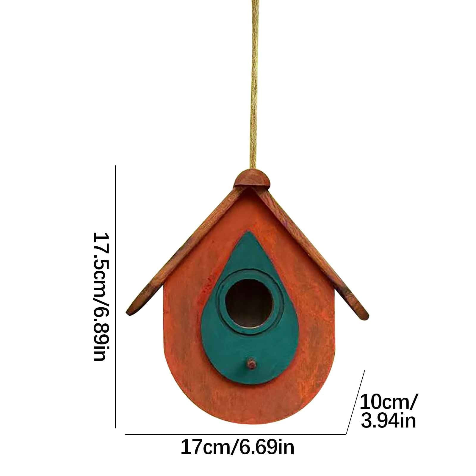 Arestory Hummingbird House, Window View Wooden Bird Houses for Outside ...