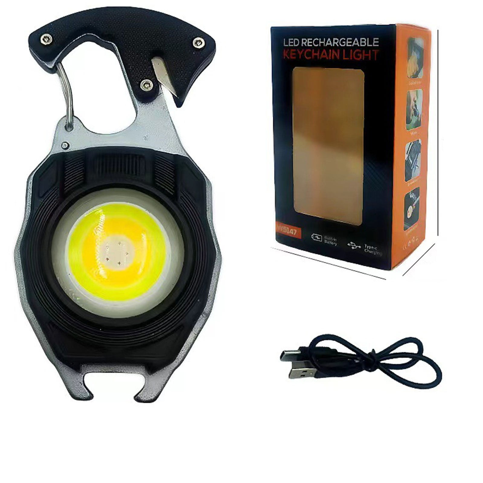 Arestory Keychain Work Light Keychain Flashlights 7 Light Modes ...