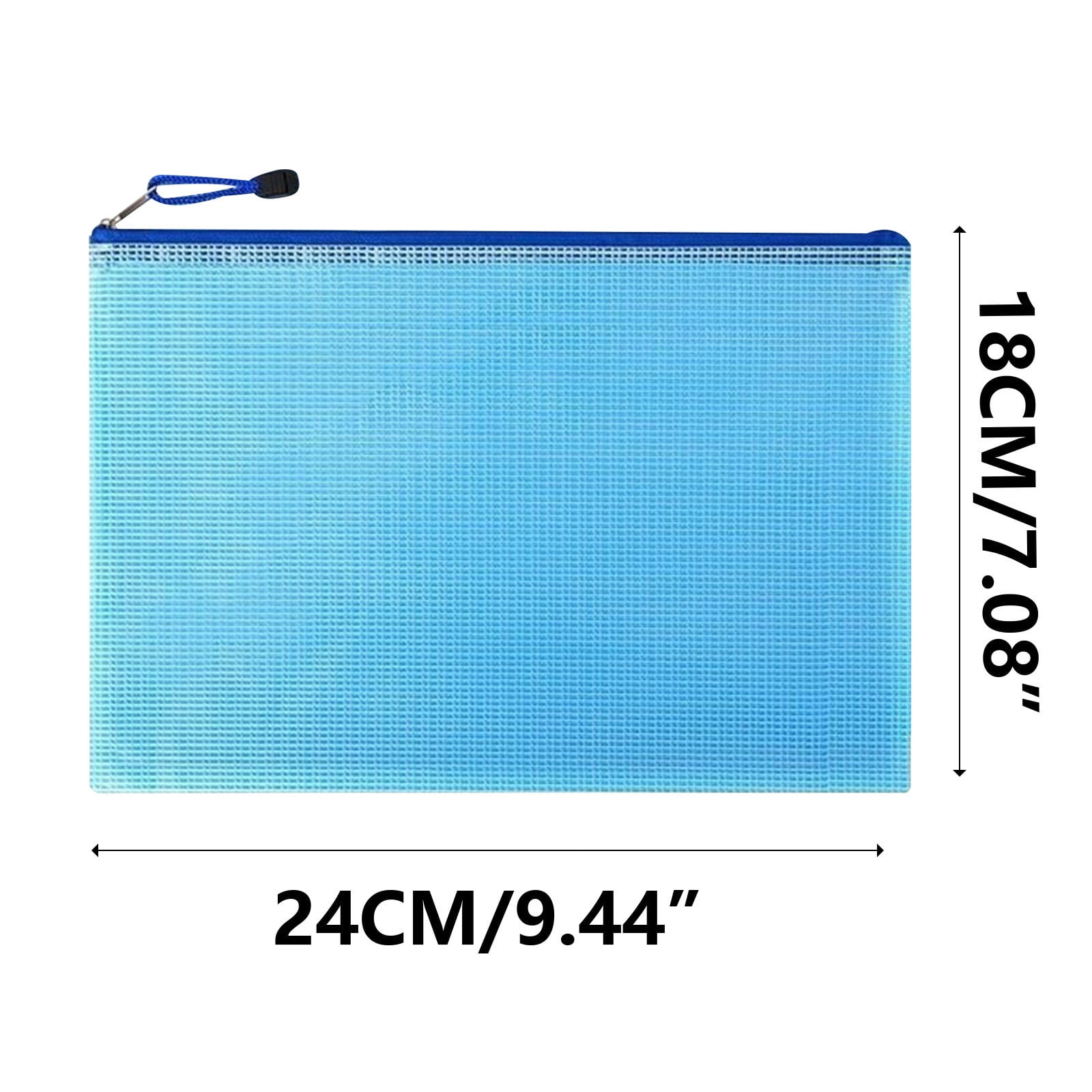 Arestory Mesh Zipper Pouch Document Bag Pocket, Plastic Zip File ...