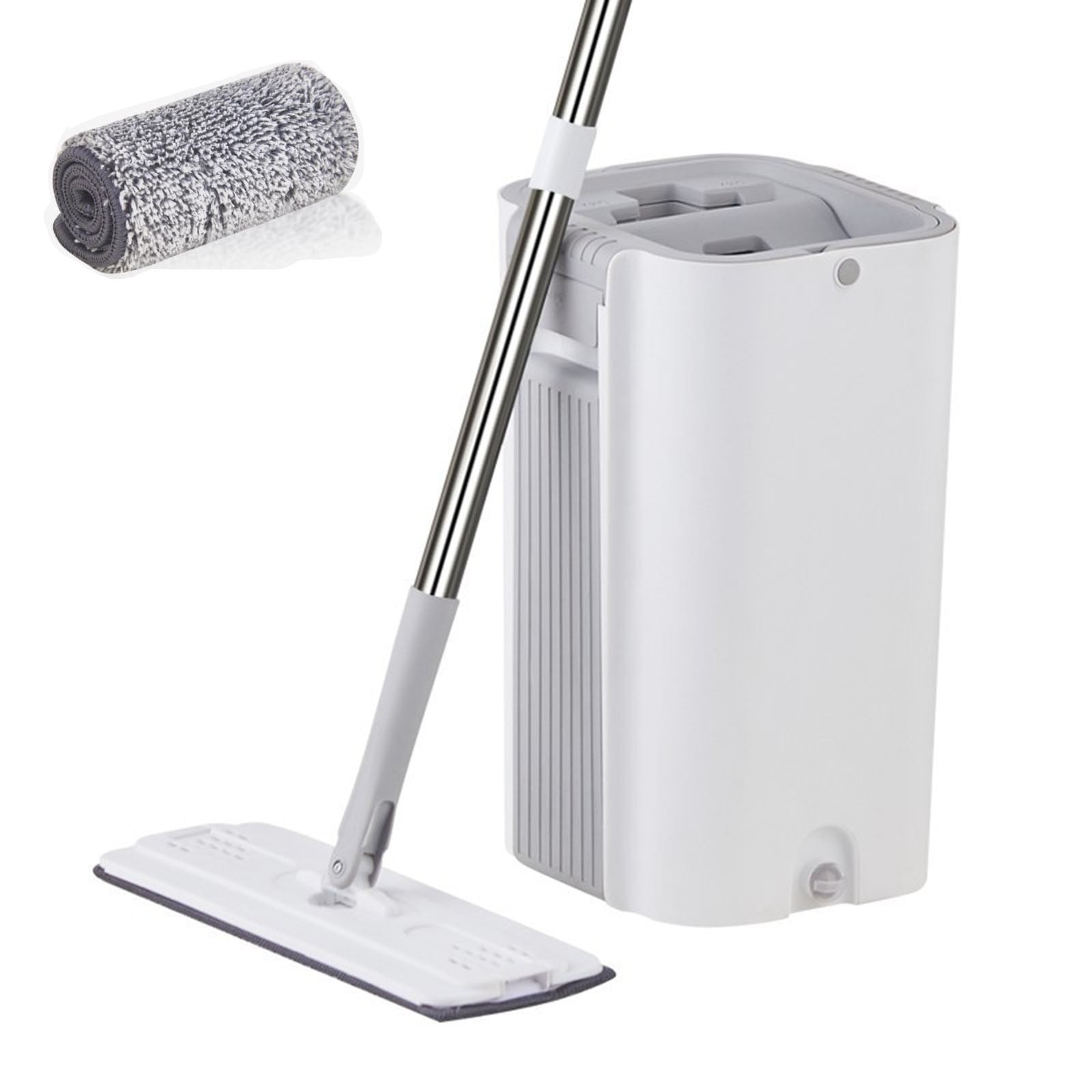 Arestory Mop and Bucket with Wringer Set, Hands Free Flat Floor Mop and ...