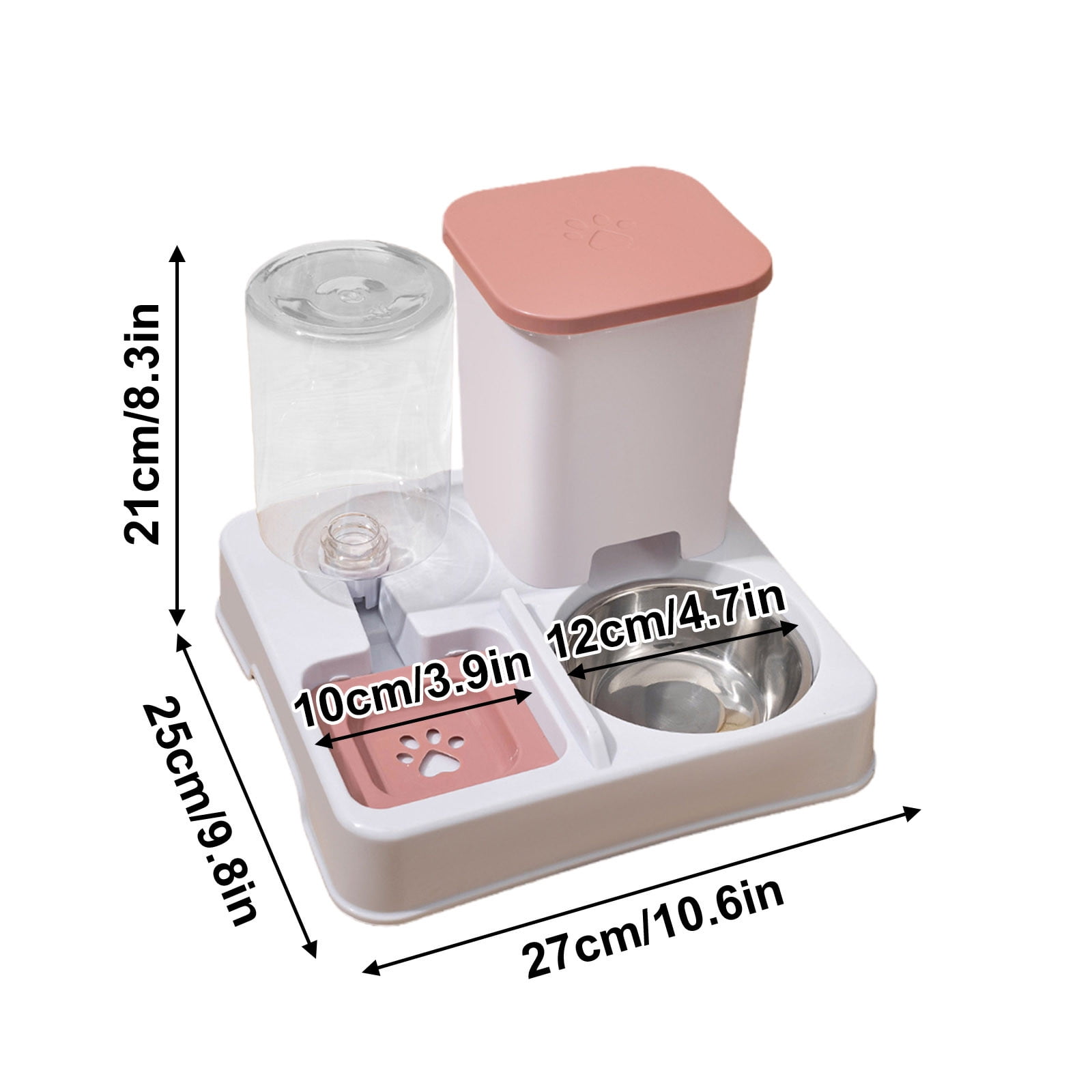 Arestory Pet Water Dispenser With Large Capacity Dry Wet Separation ...