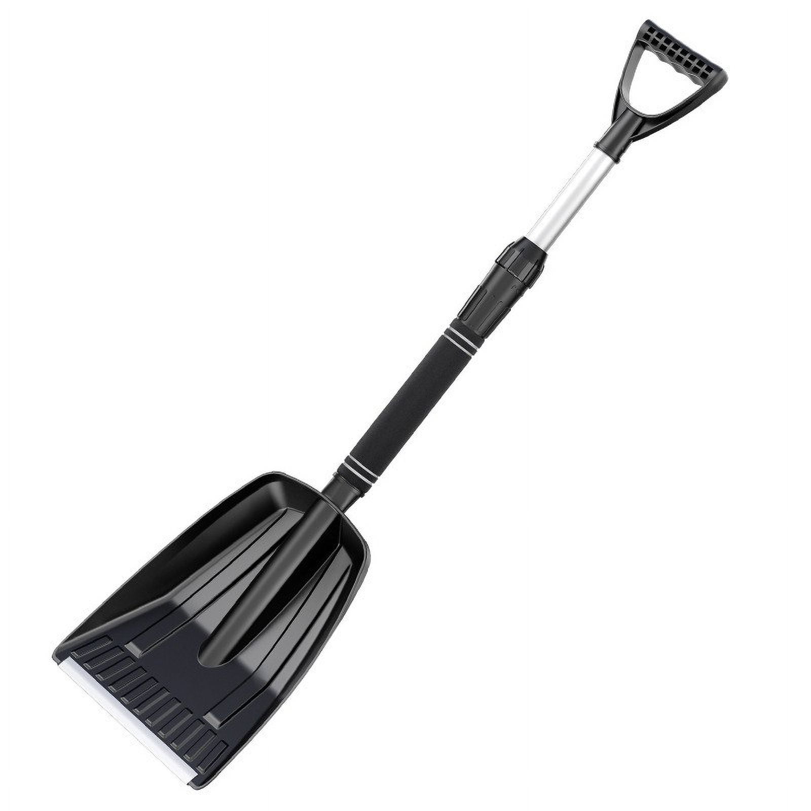 Arestory Plastic Snow Shovel for Driveway , 34in Portable & Detachable ...