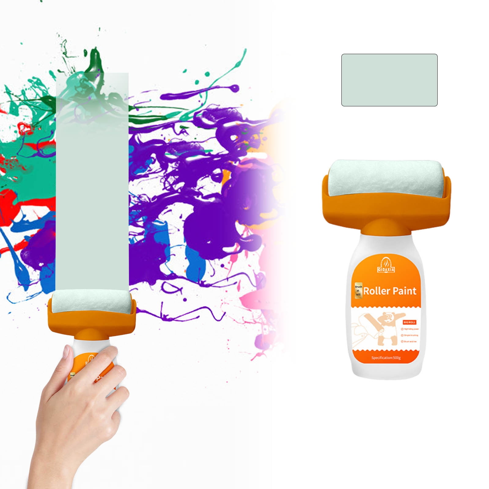 Arestory Portable Wall Paint Tool,Large Roller Brush Wall Repair Tool ...