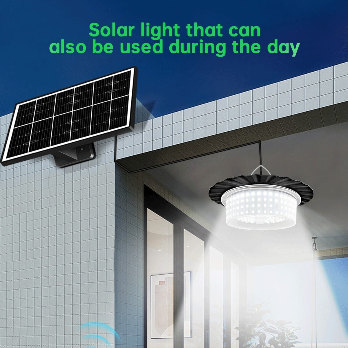 Arestory Solar Light Bulb, Outdoor Pendant Lights Lantern Solar Powered ...