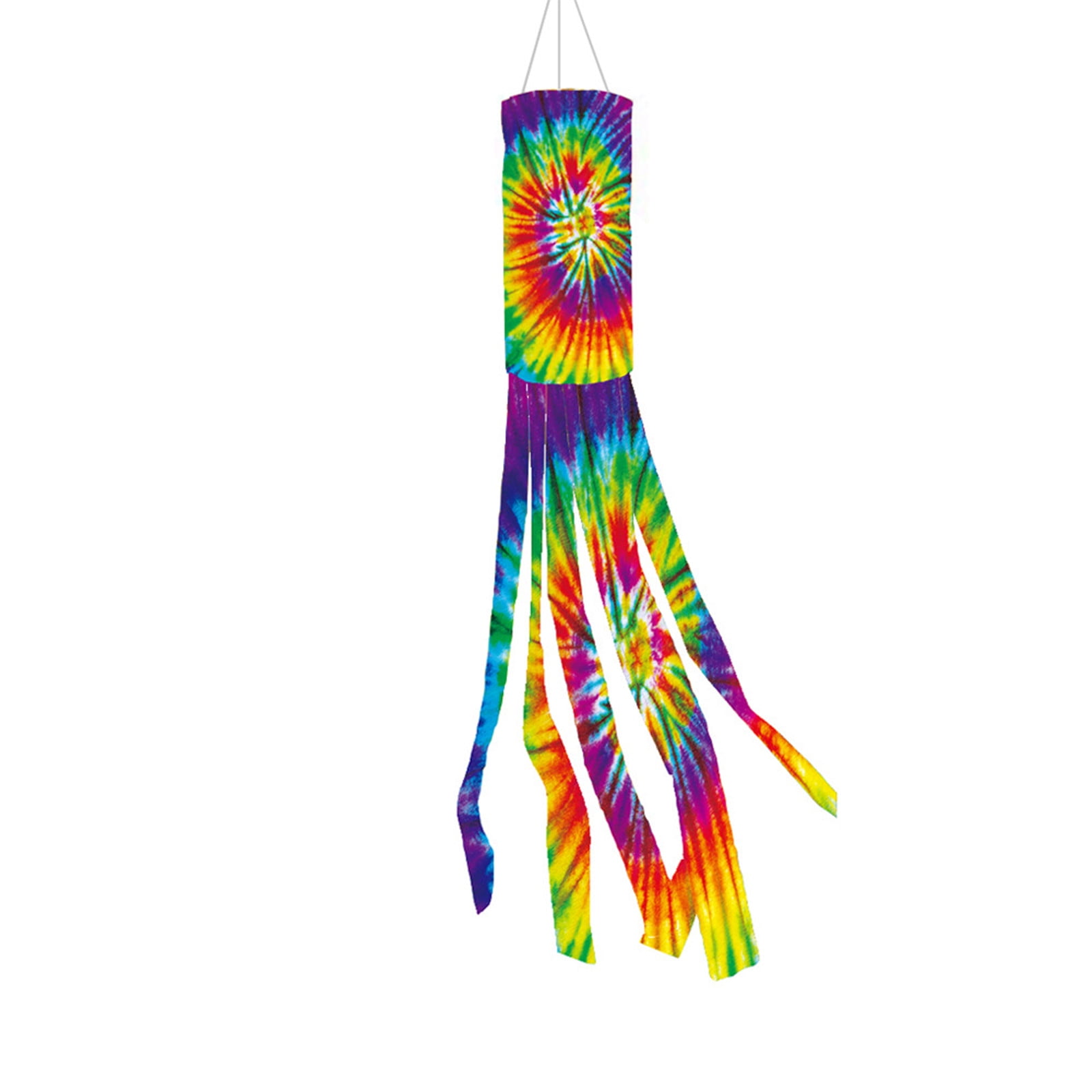 Arestory Tie Dye Windsock Flag Rainbow Color Tails Design Rainbow ...