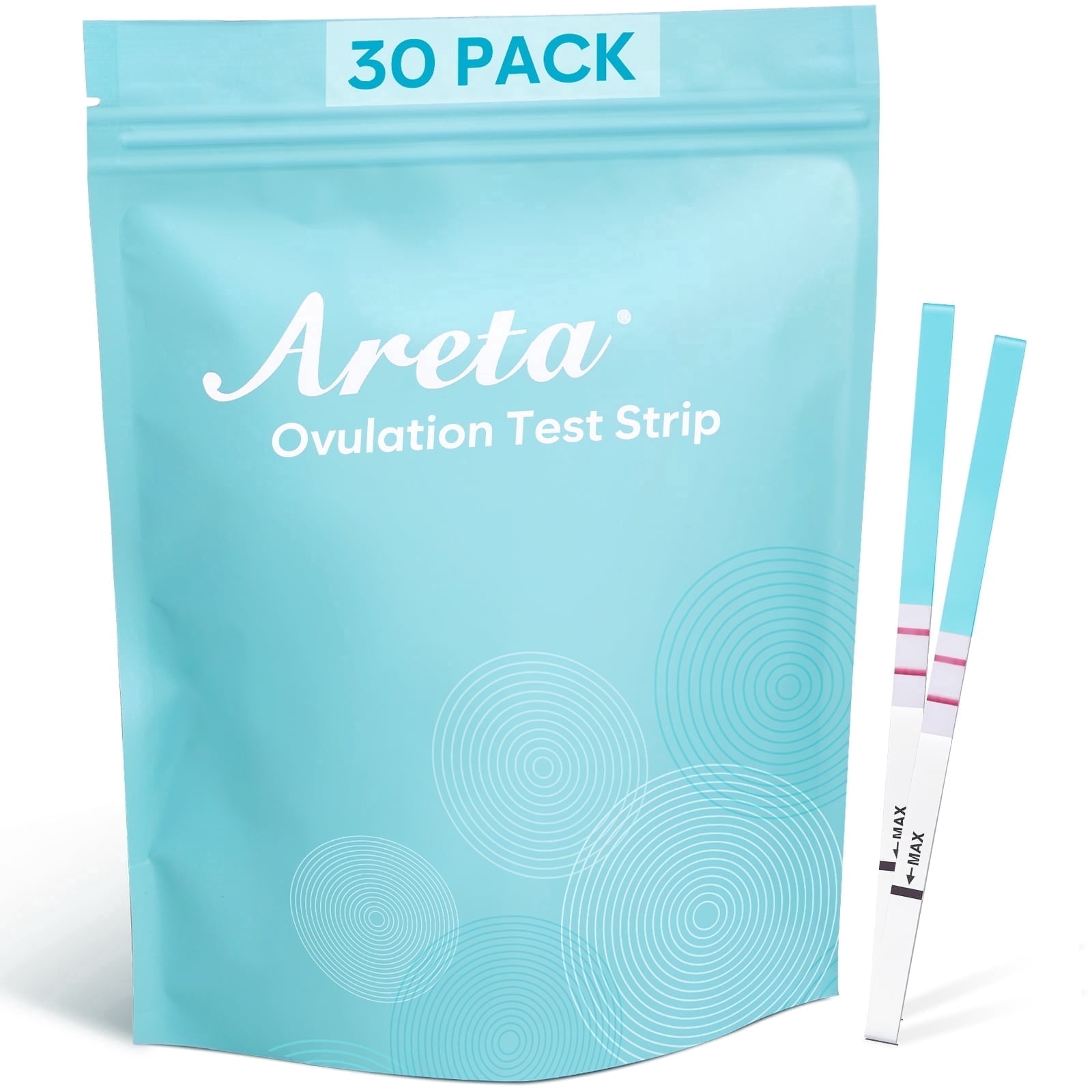 Areta Ovulation Test Strips Kit with 30 Tests HSA/FSA Eligible ...