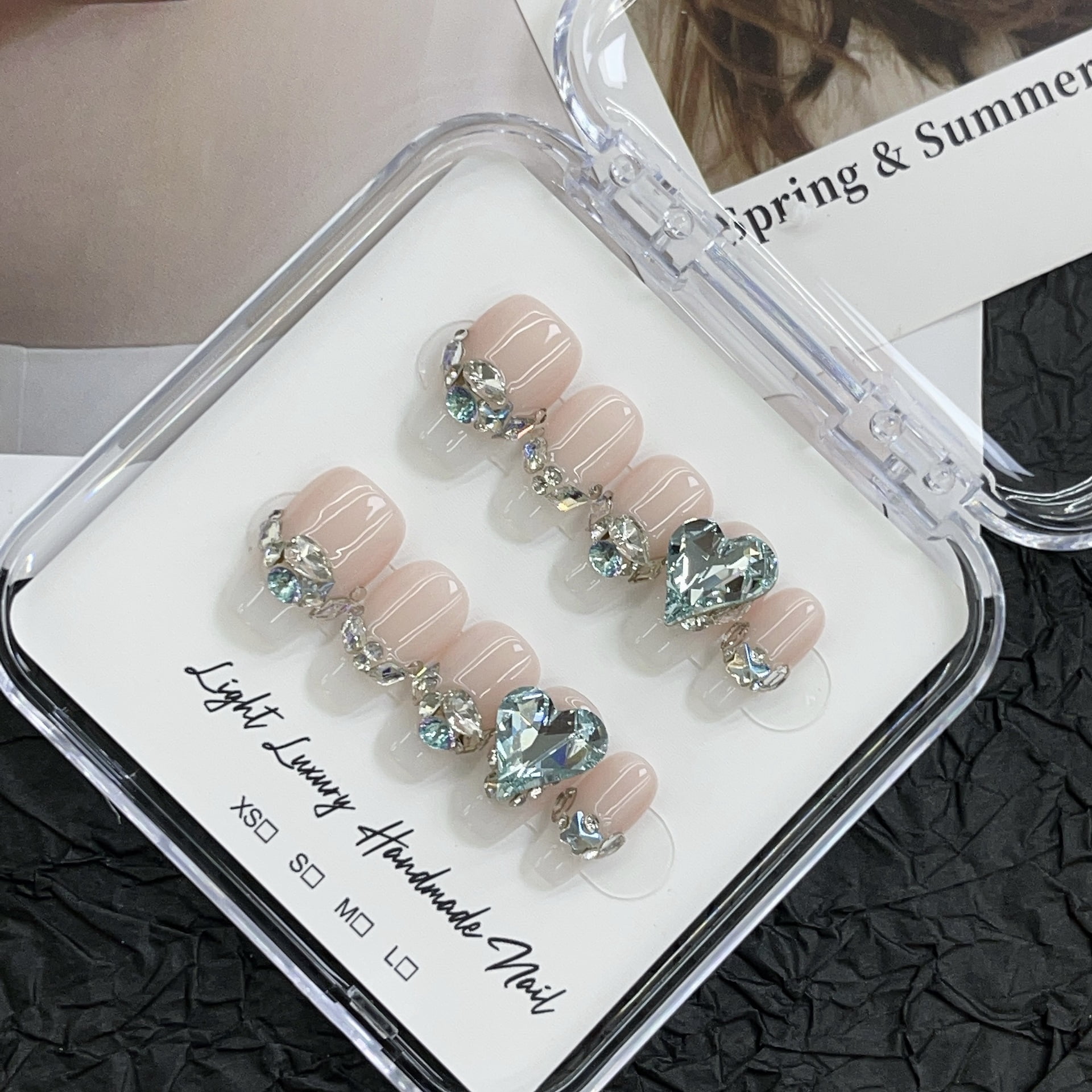[Aretha-Evening Wind] 361 Light Pink Blue Swarovski Seiko High Luxury ...