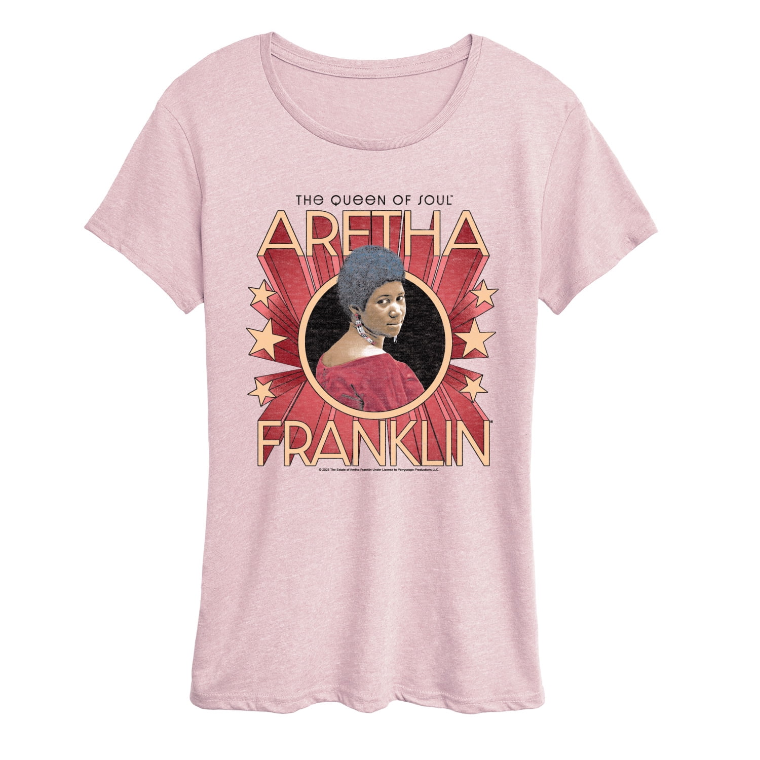 Aretha Franklin - The Queen of Soul - Women's Short Sleeve Graphic T ...