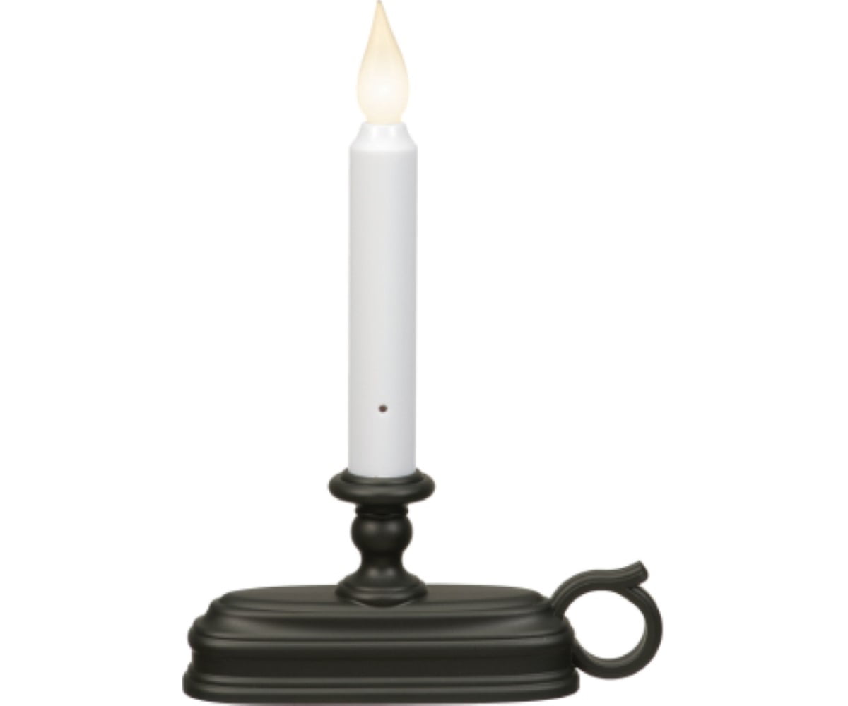 Arett Battery Operated Deluxe Window Candle with Flickering Sensor LED ...