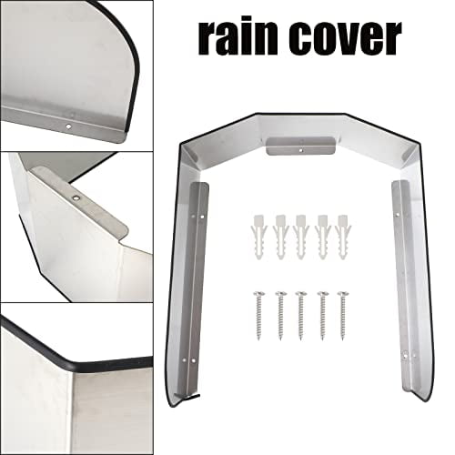 Areyourshop Stainless Steel Waterproof Cover Weather Protection Box ...