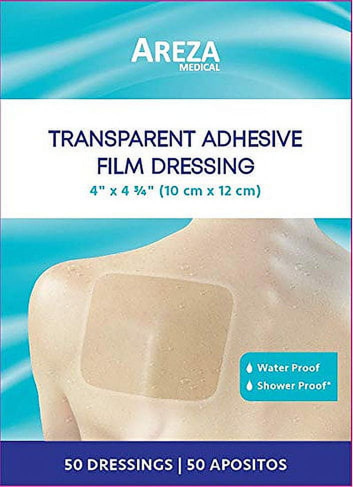 Areza Post Surgical Wound Dressing - Waterproof Transparent Adhesive ...