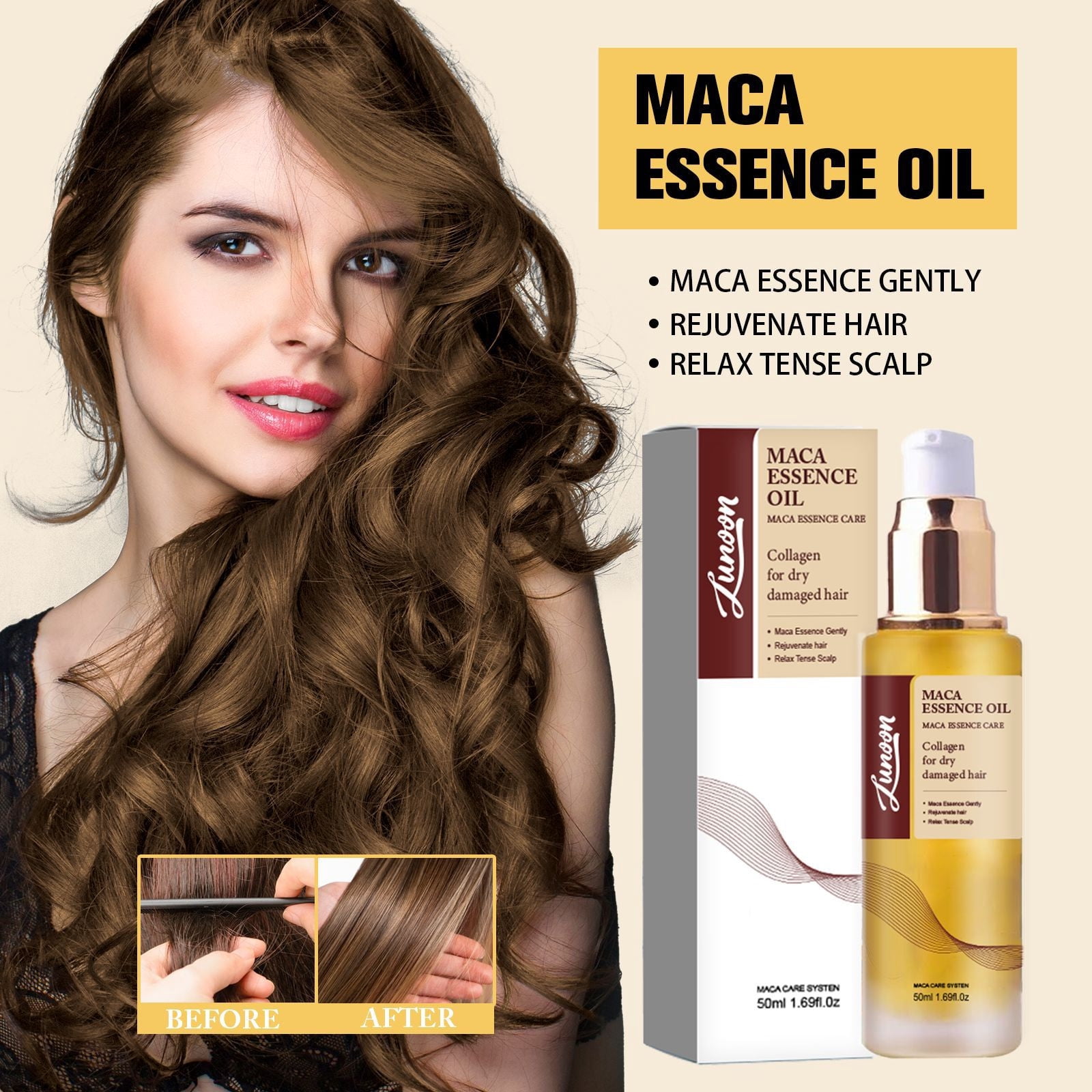 Argan Oil Hair Growth Oil Hair Oil Hydrating Oil Serum To Smooth Frizz ...