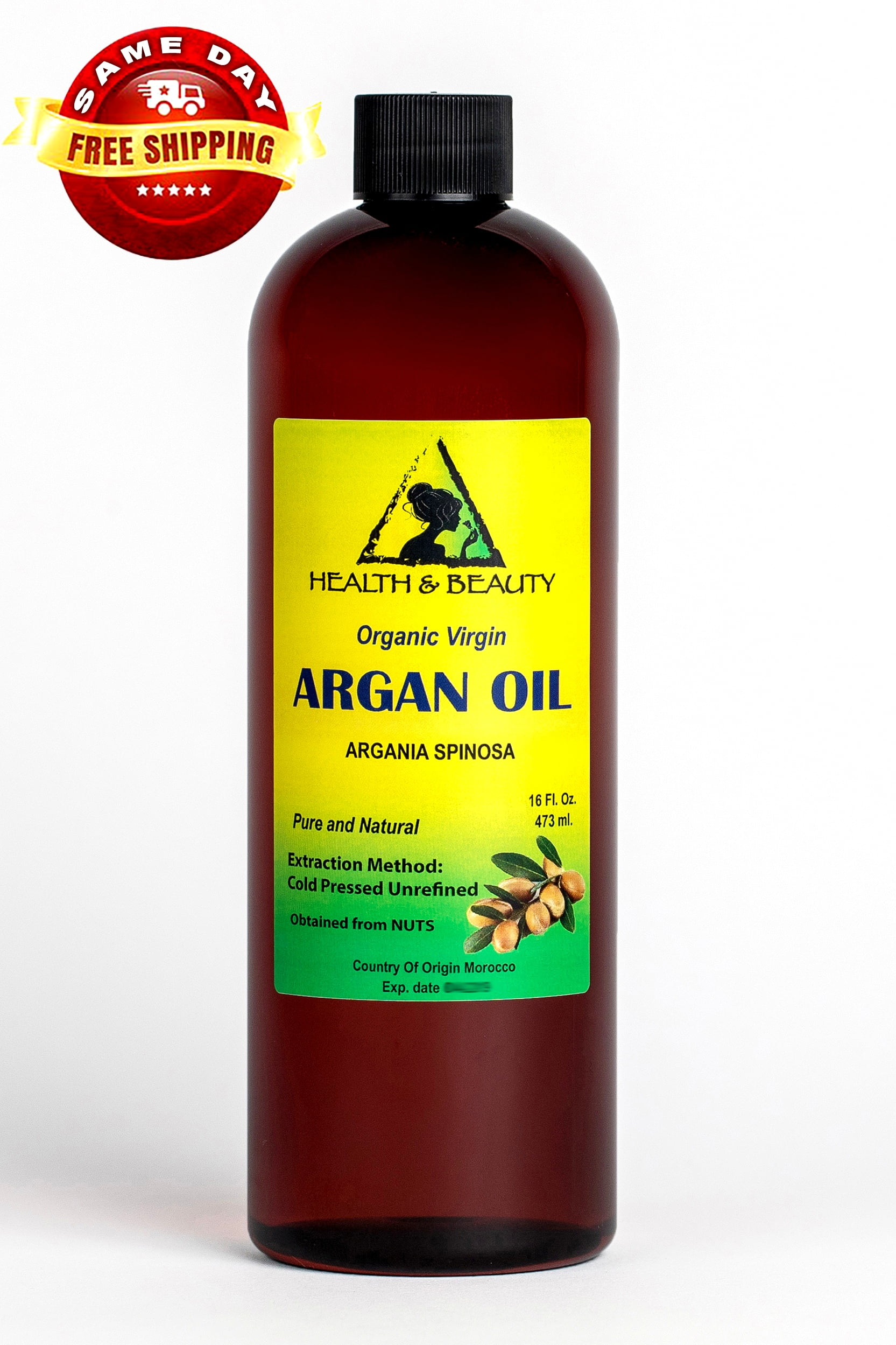 Argan Oil Unrefined Organic Extra Virgin Moroccan Cold Pressed Hair Oil ...