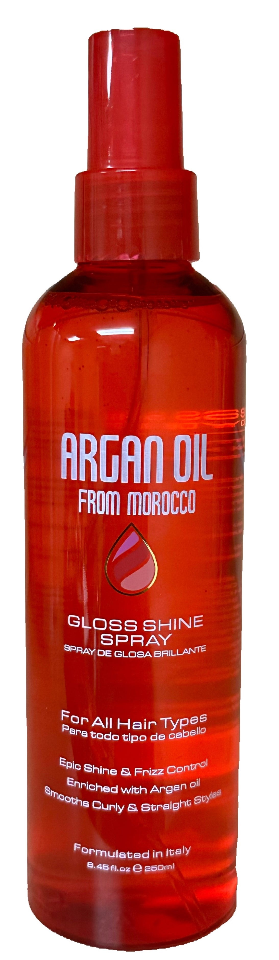 Argan Oil from Morocco Gloss Shine Spray, 8.45 fl.oz. (250 ml ...