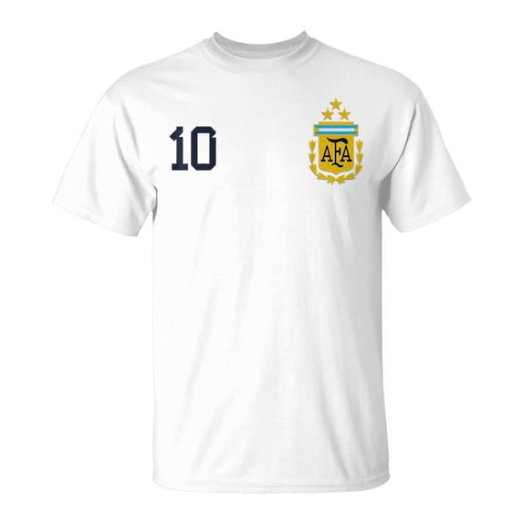 Argentina 3 Stars Argentinian Flag Three Stars 10 Argentina TShirt ...