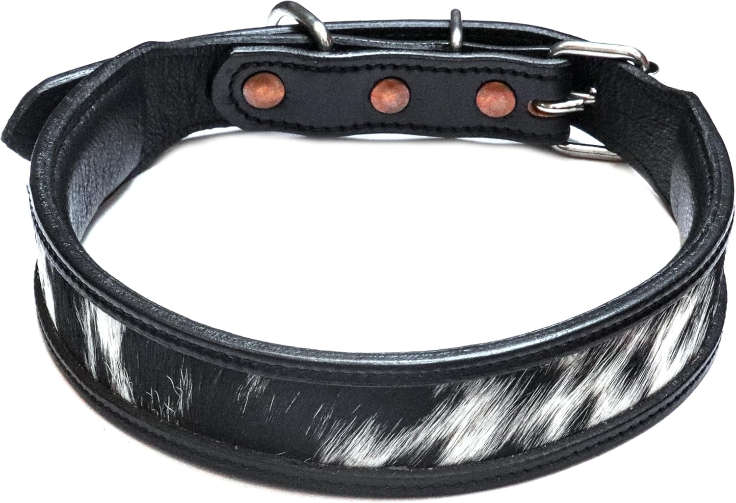 Argentina Cowhide Dog Collar Western Leather Pet Floral Tooled Heavy ...