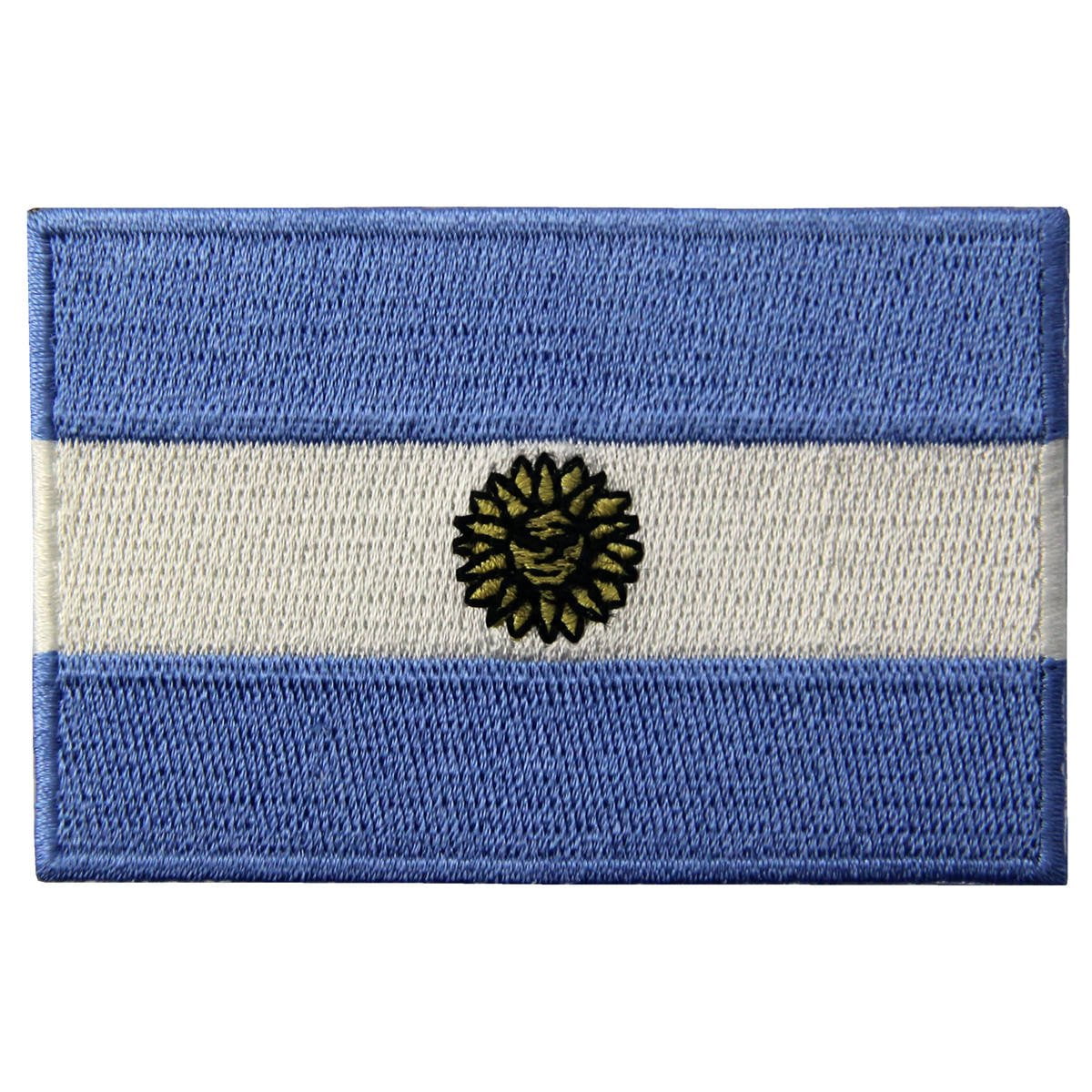 Argentina Flag Embroidered Argentinian National Emblem Iron On Sew On ...