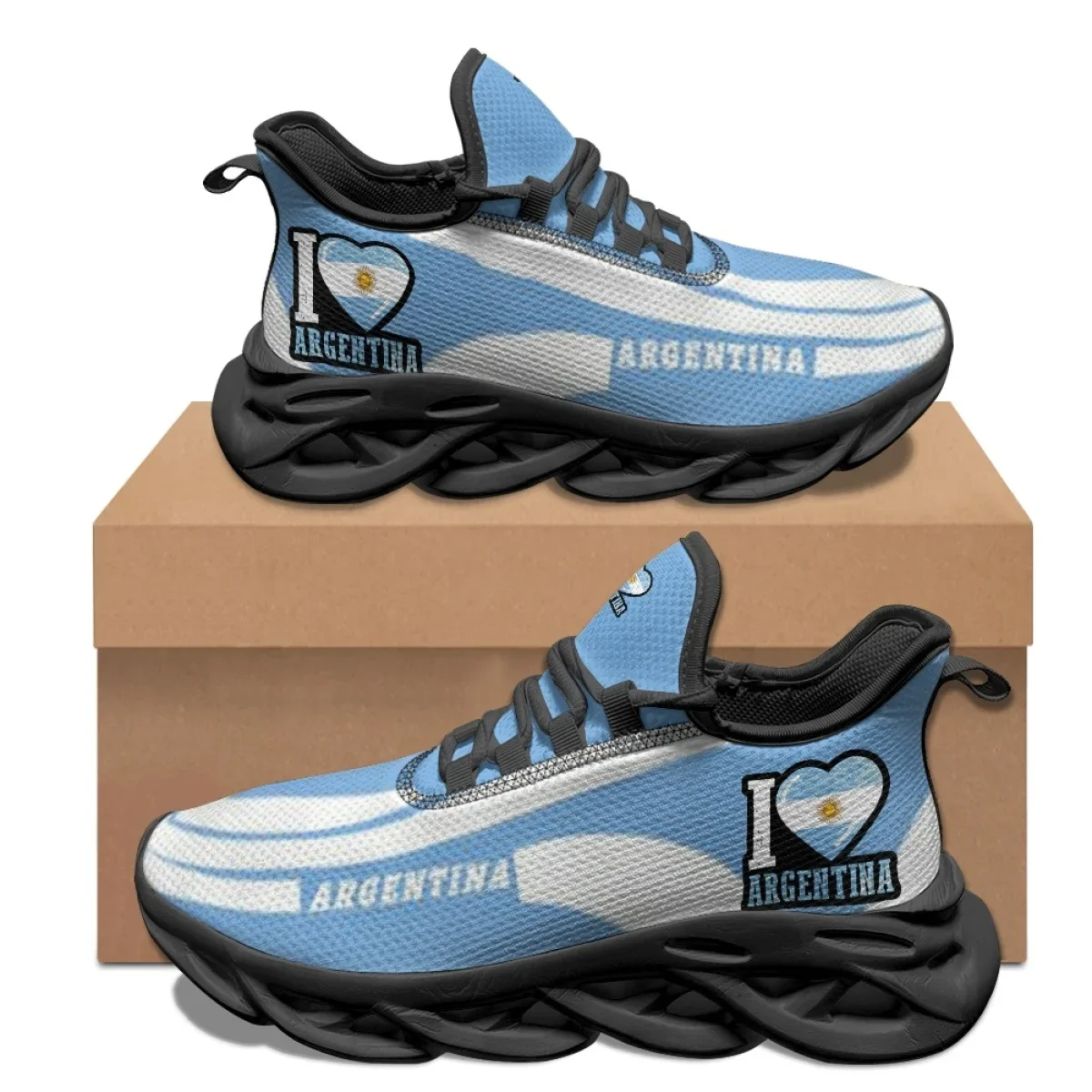 Argentina Flag Pride Fashion Casual Platform Shoe Comfortable ...