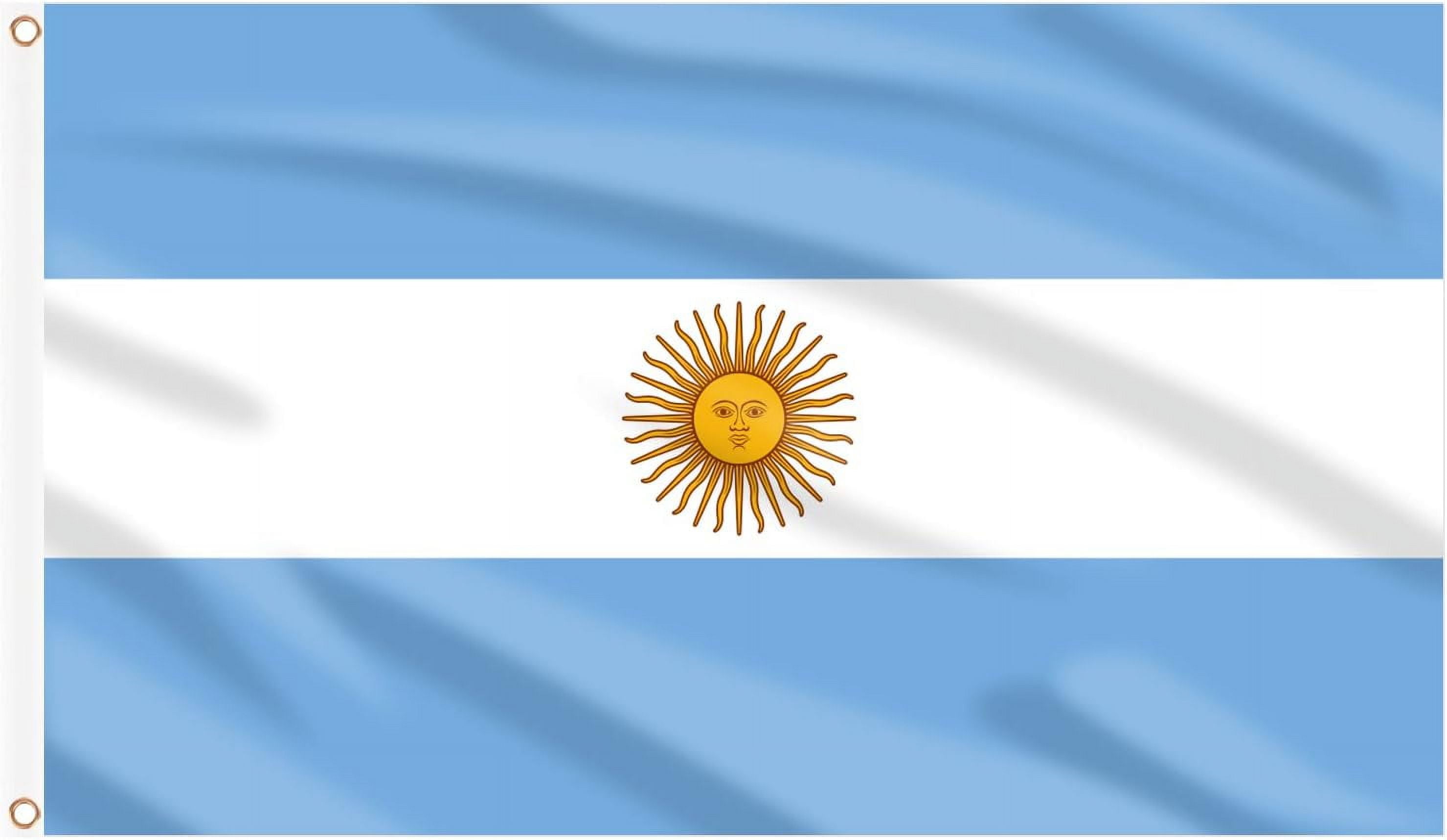Argentine Flag, 3Ply Polyester, Heavy Duty, Double Sided Argentina ...