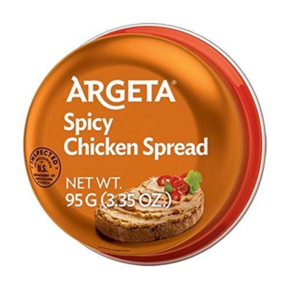 Argeta Pate Spread, Chicken, 95 Gram (Pack of 48) - Walmart.com