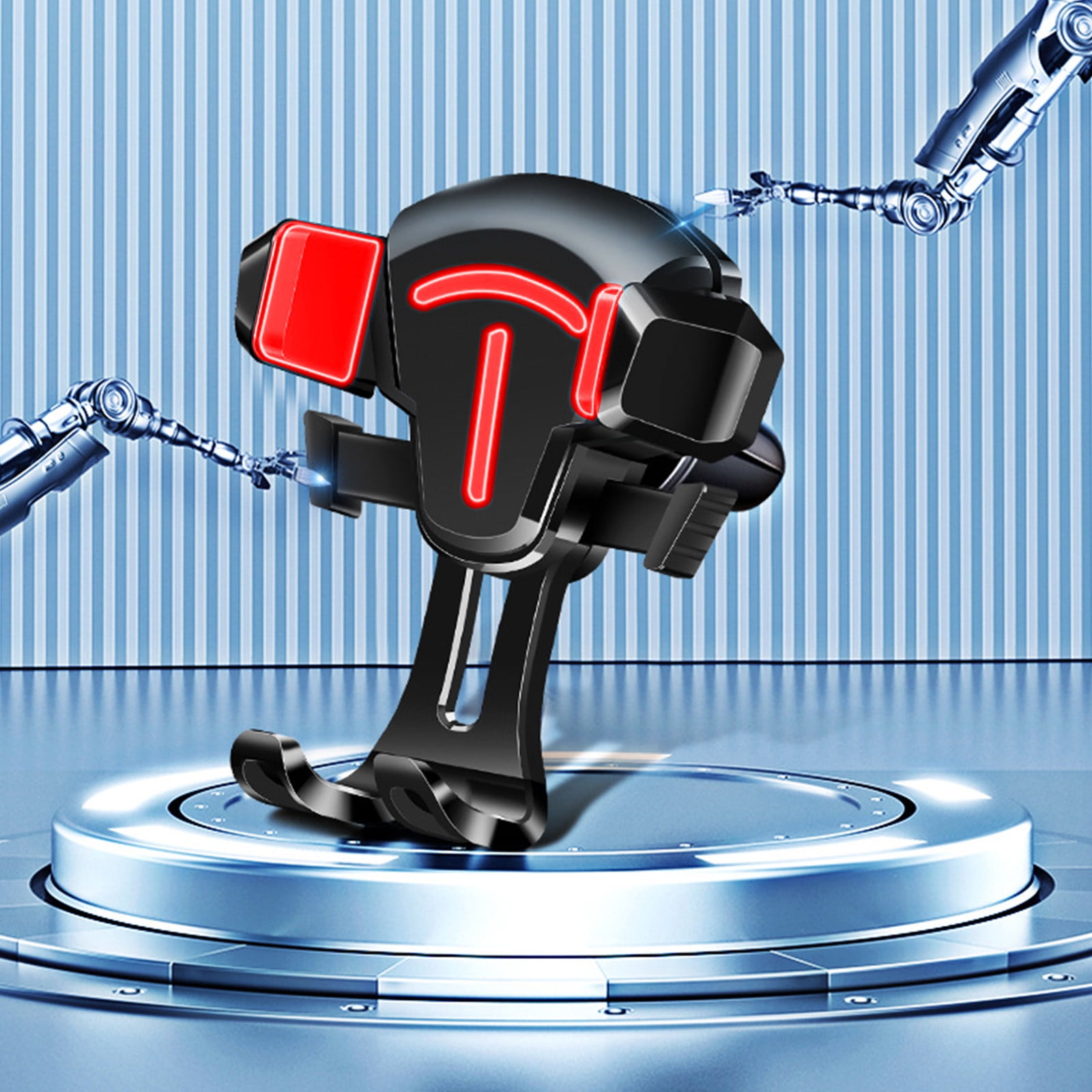 Arghm 360° Adjustable Car Phone Holder,9.45x3.93x3.34in,Air Vent Clip,Suction Cup Base,All ...