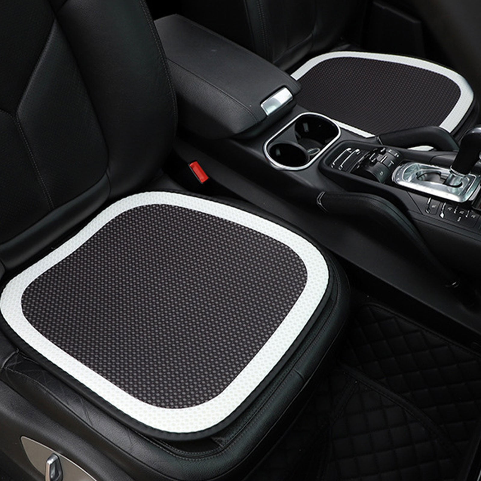 Arghm Car Seat Cushion,18.5x18.5x0.39in Ice Silk Breathable Mesh ...