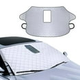 Arghm Car Sun Shield & Snow Shield, Heat Insulation Half Window Cover ...