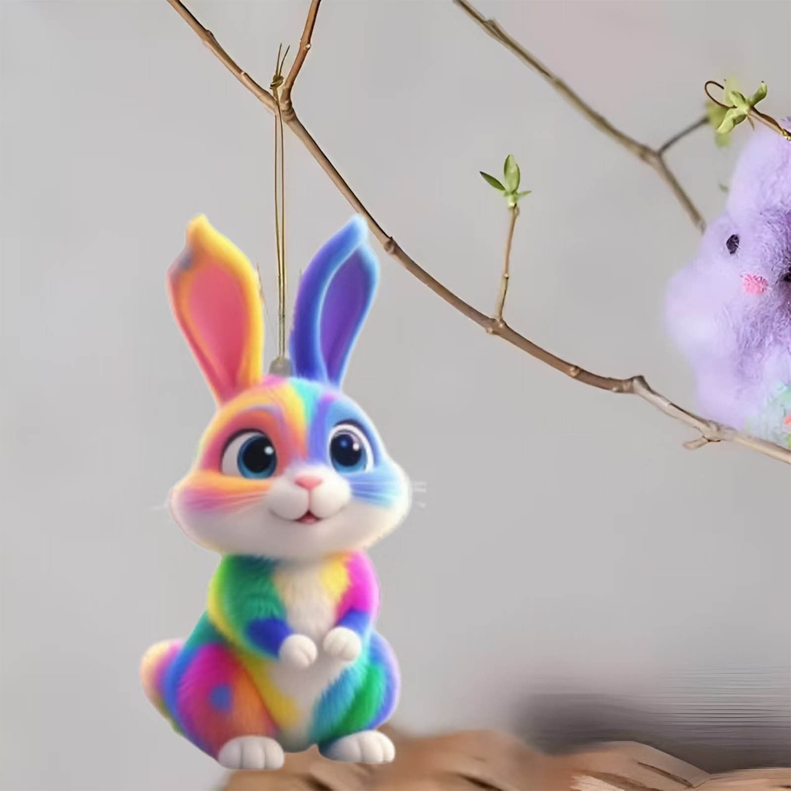 Arghm Easter Pendant Acrylic 3.15in Car Mirror Decor - Walmart.com