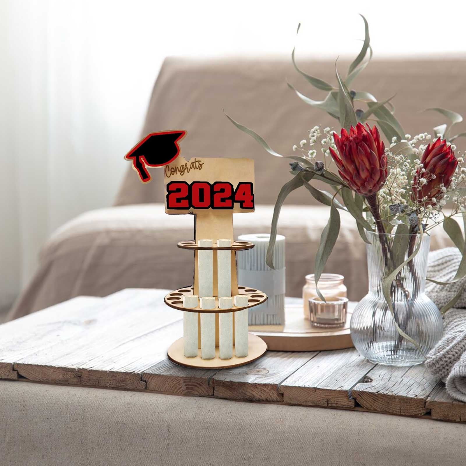 Arghm Graduation Season Wallet,Wooden,11.81x11.41in,Ideal for Cash Card ...