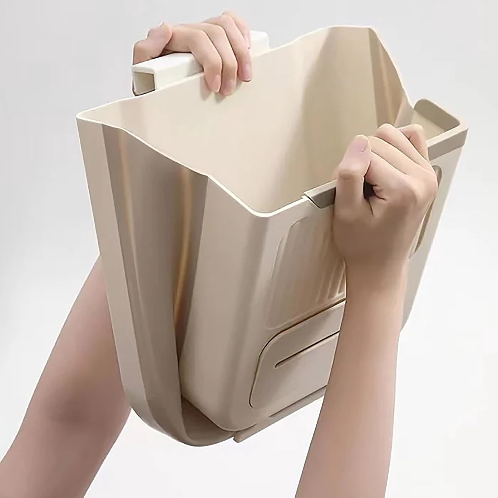 Arghm Home Folding Garbage Can - Wall Mounted Non-Perforated Large ...